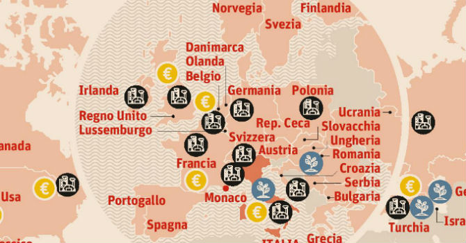 La nuova mappa delle attività globali di Ferrero - Info Data