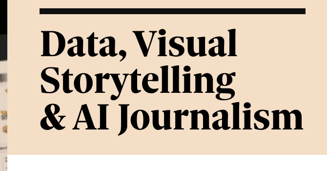 Data, Visual Storytelling e Ai Journalism: tutto quello che c'è da ...