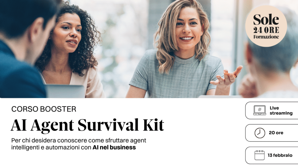 Parte a febbraio il corso AI Agent Survival Kit. Ecco tutto quello che ...